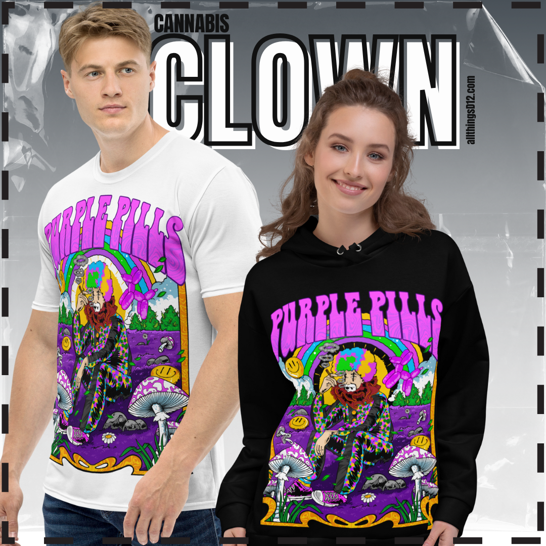 D12 Purple Pills Cannabis Clown Hoodie — AllthingsD12
