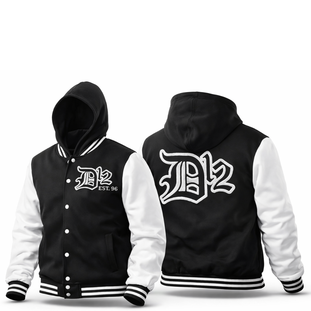 Never Slippin' Varsity Jacket — AllthingsD12